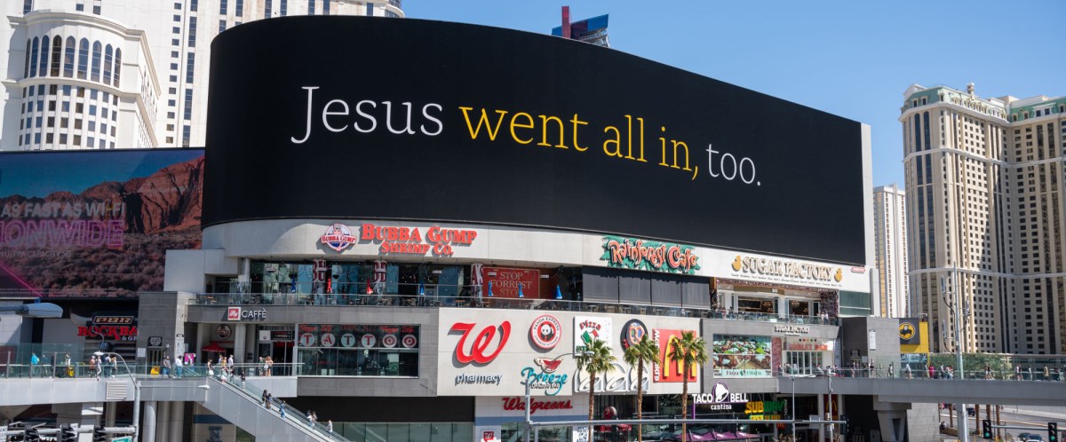 Behold, another inappropriate Christian sign—and probably the costliest ...